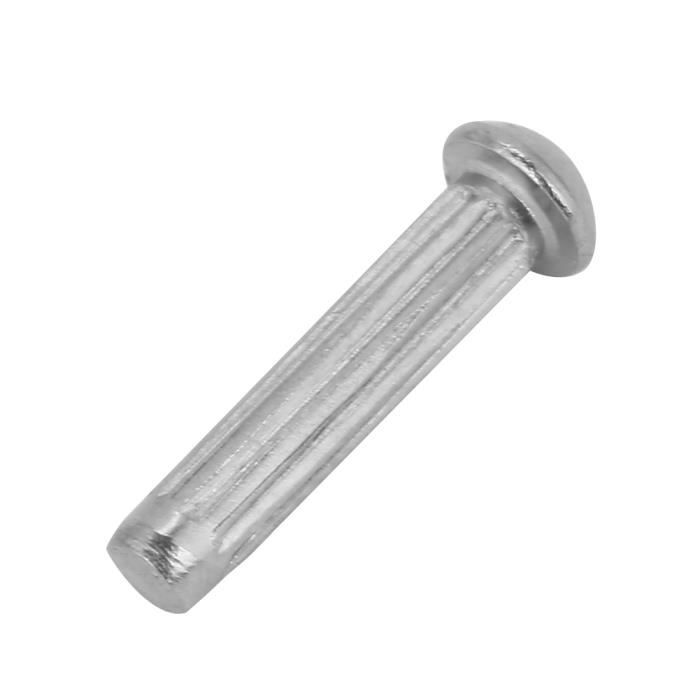EJ.life Rivet à tête ronde Ensemble d'assortiment de rivets solides à ...