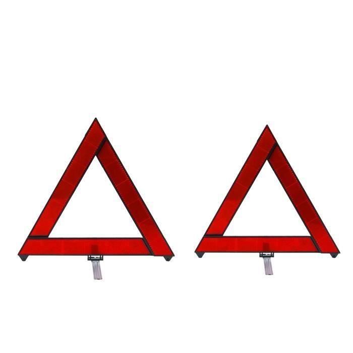 2x Panneau D'avertissement De Panne De Voiture Triangle De Danger De ...