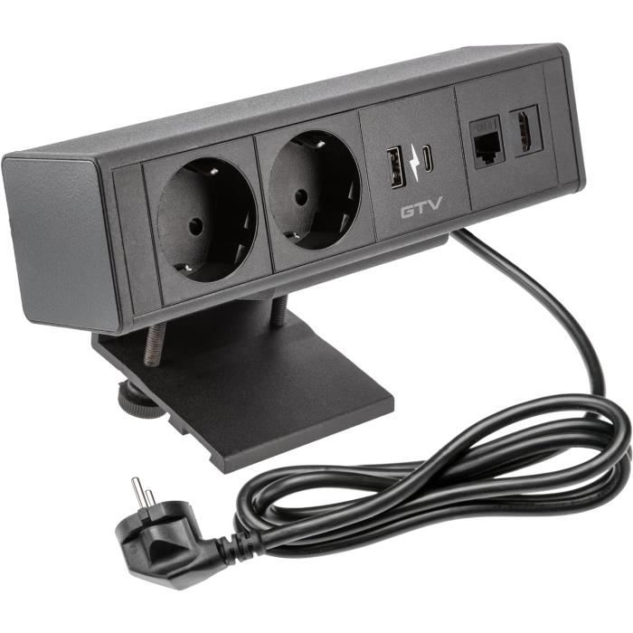 Prise De Meubles Bar, Multiprises, 2 Prises Schuko, 1 X Usb A, 1 X Usb ...