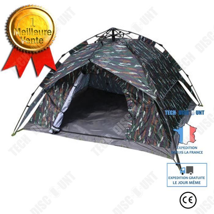 Tente - TD® - Tabby - 2 places - Imperméabilité 5000 mm - Double couche ...