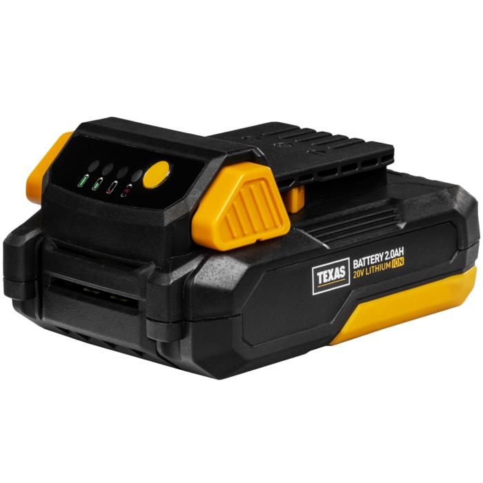 Batterie 20v 2Ah pour outils sans fil à batterie Texas 20 volts ...