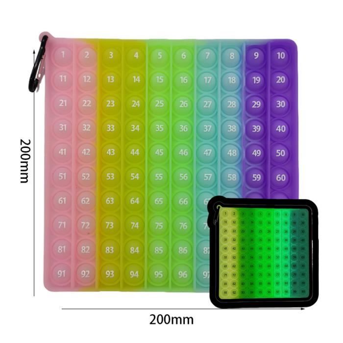 JEU D'APPRENTISSAGE,new 1-100--Table de Multiplication 9x9, jouets de ...