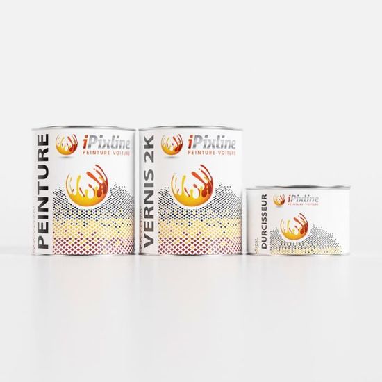 Peinture Carrosserie Ipixline - Peinture 500ml, Vernis 2k 330ml ...