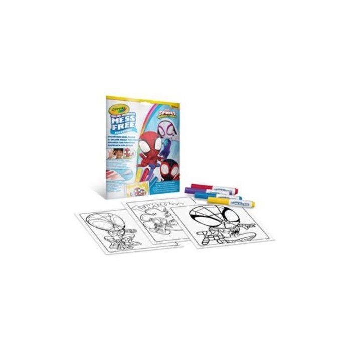Set de coloriage - CRAYOLA - Color Wonder - Spidey - Livre + 4 feutres ...