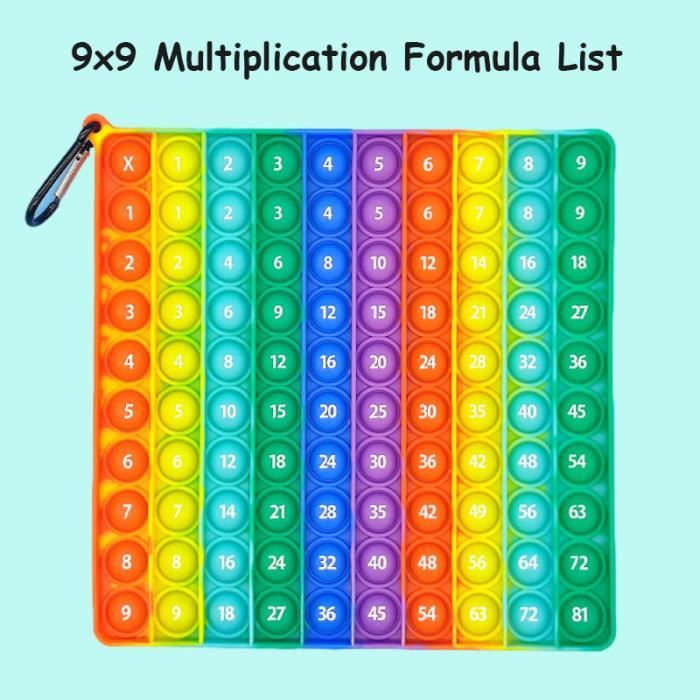 JEU D'APPRENTISSAGE,new 1-100--Table de Multiplication 9x9, jouets de ...