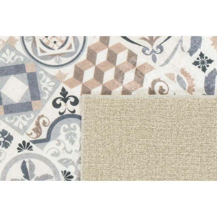 Tapis de Cuisine - NAZAR RUGS - Azulejos - 50x100 cm - Carreaux de ...