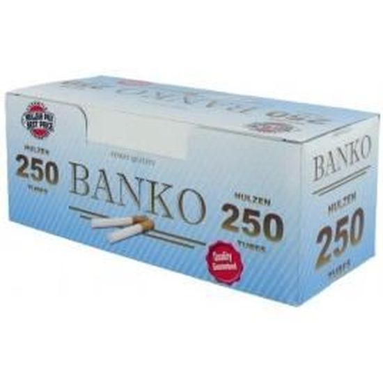 BOITE DE 250 TUBES A CIGARETTES BANKO - Cdiscount Au quotidien