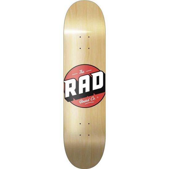 Plateau de skate - RAD - Solid Logo - Érable - 7.75 pouces - Mixte ...