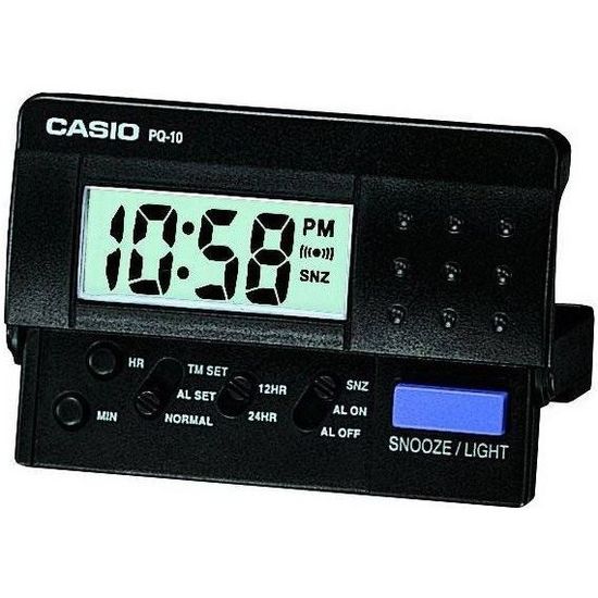 Casio Wave Ceptor PQ-10-1ER Réveil - Cdiscount Maison