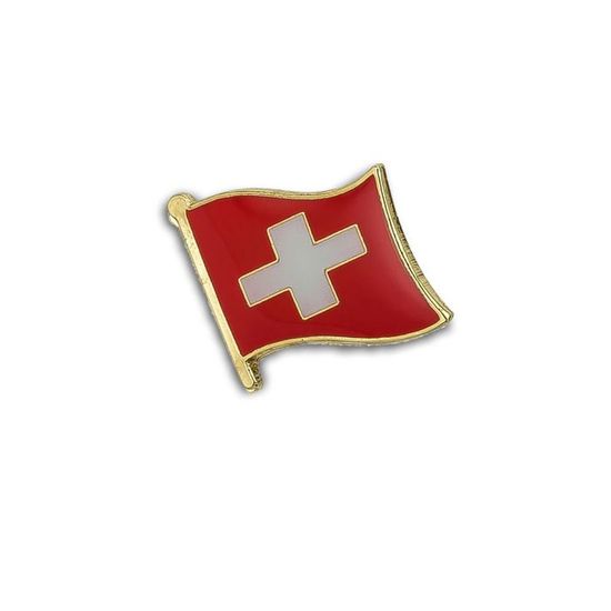 Pin's Drapeau Suisse flottant Rouge - Achat / Vente badges - pin's Pin ...