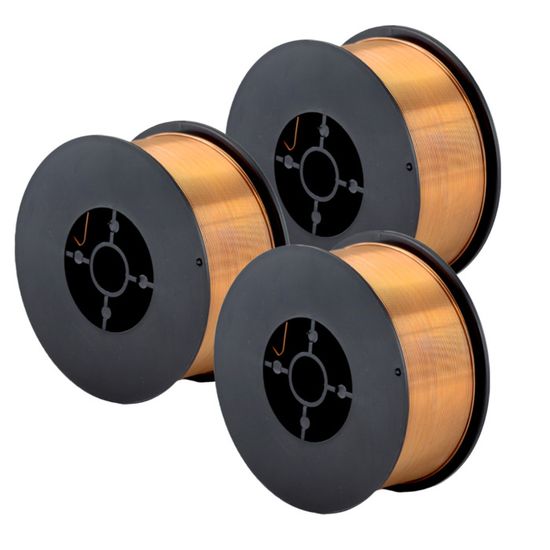 STAHLWERK 3x fil de soudage MIG MAG ER70S-6 0,8 mm 1 kg D100 bobine de fil - Cdiscount Bricolage