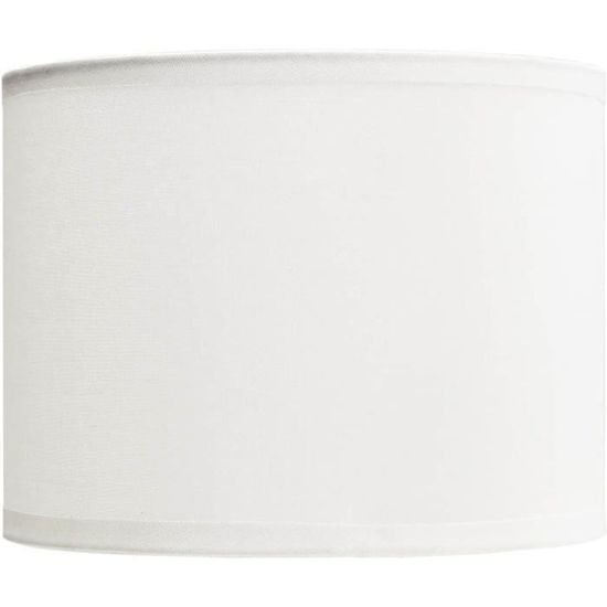 Abat-Jour En Tissu Blanc, De Forme Cylindrique, Pour La Diffusion De La ...