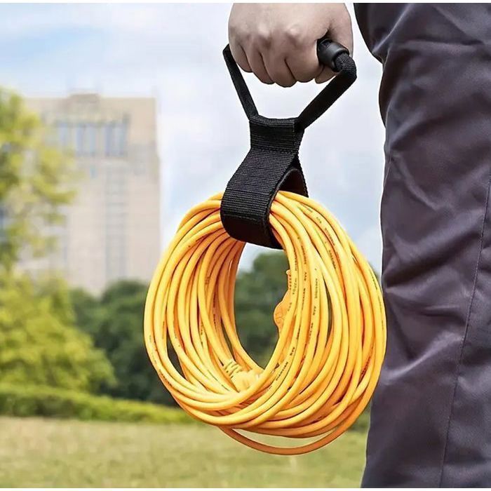 Enrouleur Sangle pour rallonge électrique tuyau arrosage - Cdiscount Jardin