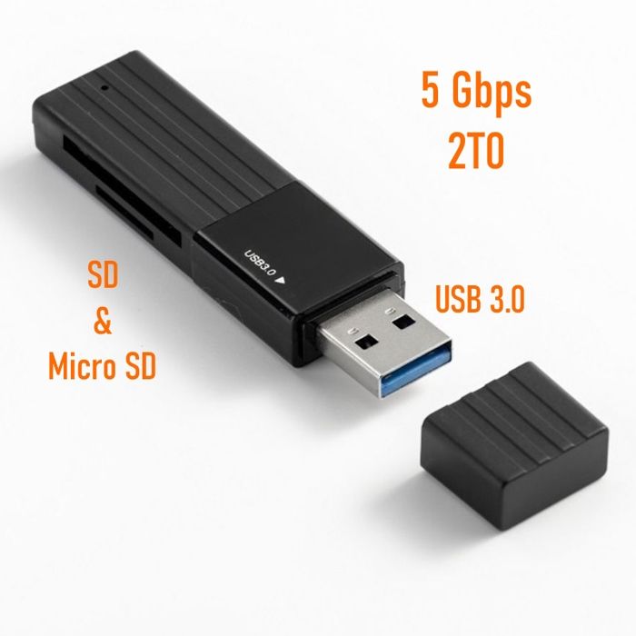 Lecteur Carte Mémoire USB 3.0 pour Mobiwire Hinto 2, Ogima 2023 (2021 ...