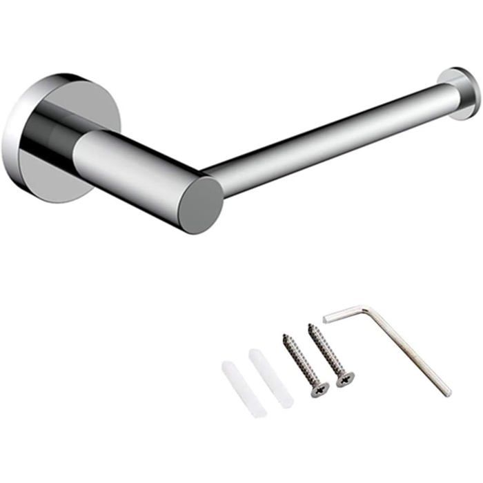 Porte Papier Toilette Support Papier WC Acier Inoxydable Brossé Mural ...