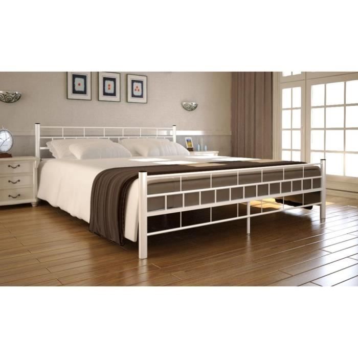 LIT COMPLET - MEUBLE ET SOMMIER ET MATELAS--Lit avec matelas en mousse ...