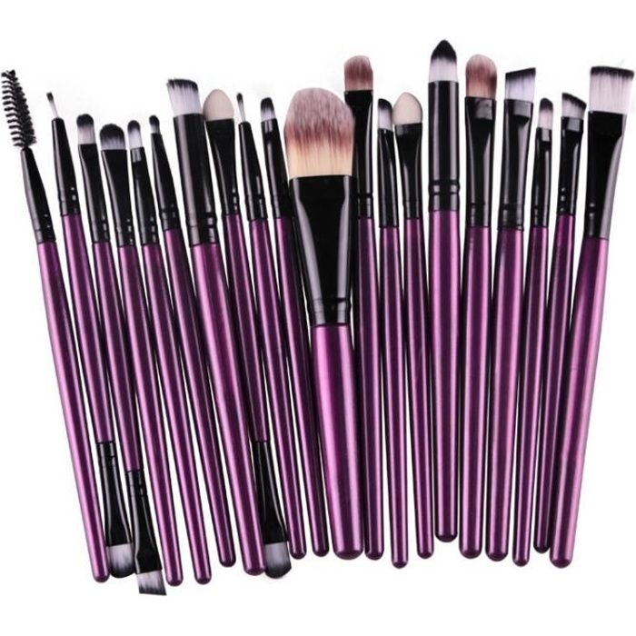20 pcs - kit kit de pinceau de maquillage l'outil de maquillage ...