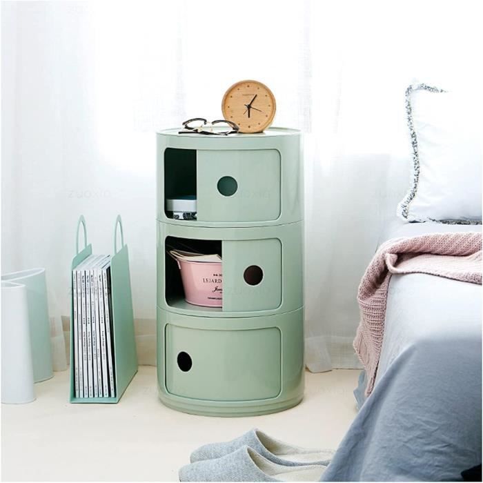 Table de Chevet Ronde AmovibleTable de Chevet de simplicité Moderne ...