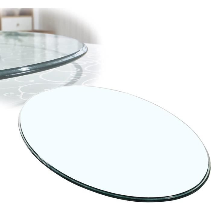 Plateau De Table Rond En Verre, Table De Jardin En Verre Trempé ...