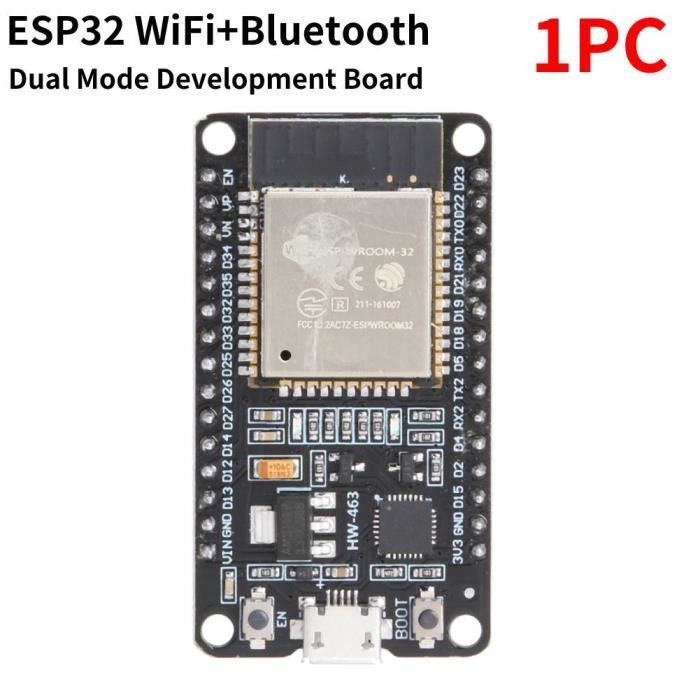 1 pc - Carte de développement CPU double cœur ESP32,ESP-32S ESP-WROOM-32, compatible Bluetooth ...