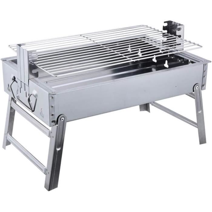 Barbecue À Charbon Pliable Barbecue Portable Barbecue Grill, Petit Barbecue Avec Maille En Acier ...