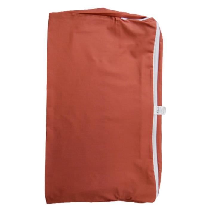Housse plan incliné pour bébé - Couleur:Terracotta dimension:70x140cm ...