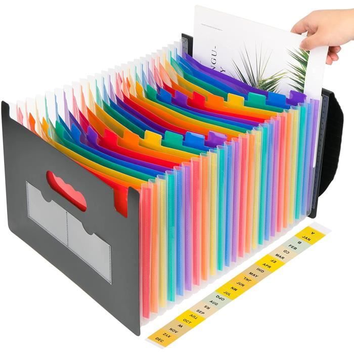 Porte Documents A4 SUNTARY Trieur A4 Classeur Expansible, Trieur ...