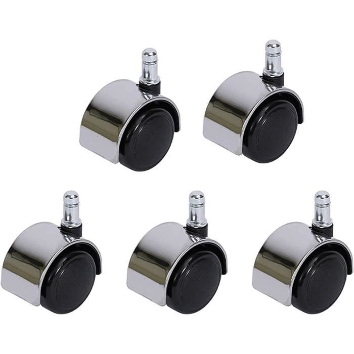 5pcs roulettes de Meubles roulettes de Chaise de Bureau Roues ...