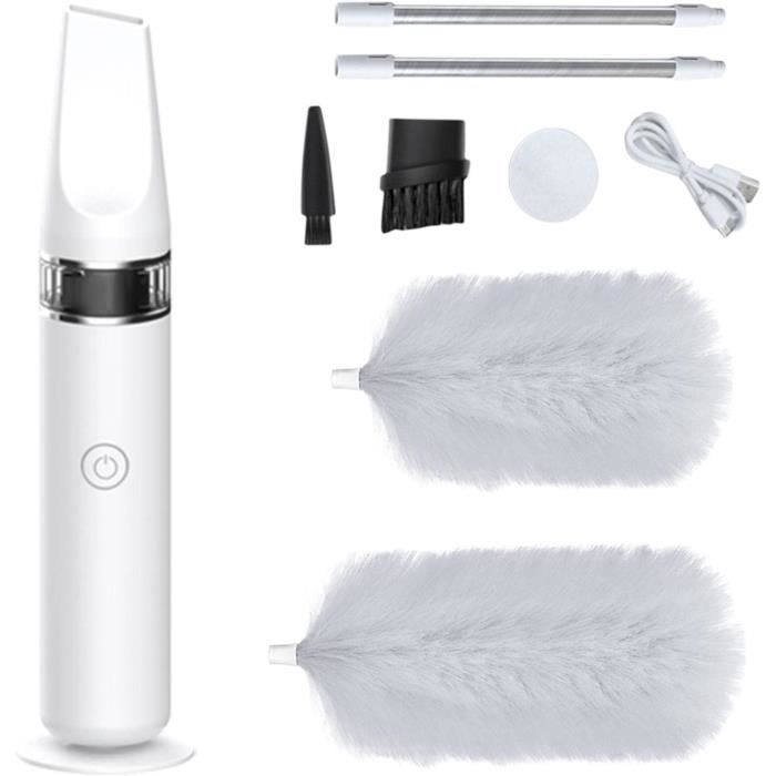 Spin Duster électrique - Brosse plumeau légère,Mini plumeau en ...