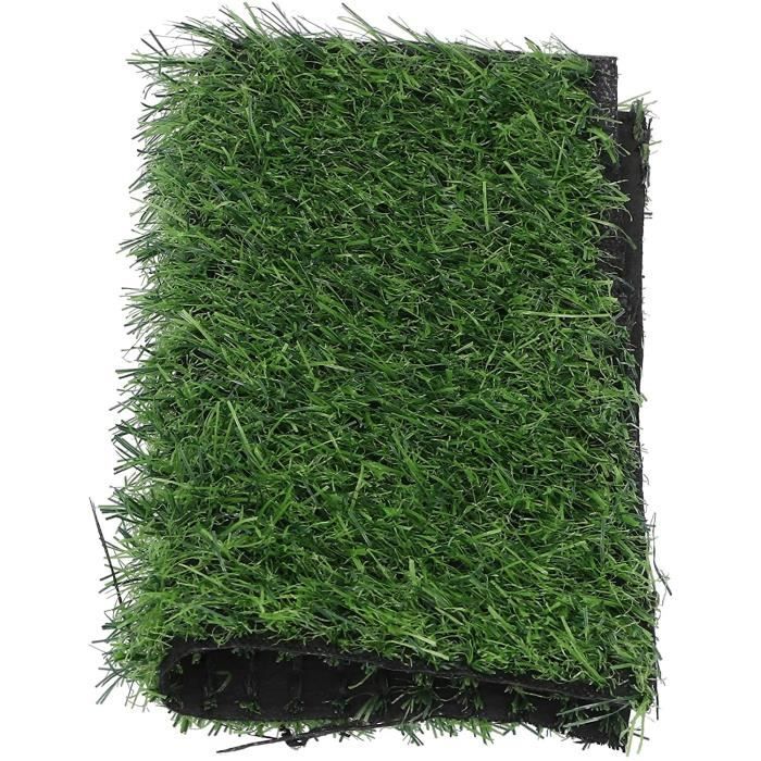 Avec Trous de Drainage Gazon Artificiel Gazon pelouse pelouse Tapis de Gazon carré pour Balcon ...