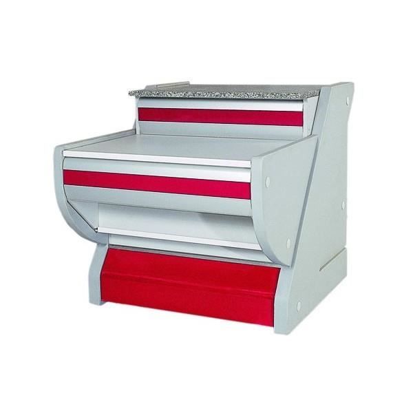 COMPTOIR DE CAISSE PROFESSIONNEL - 100% ACIER INOX - 0,8 x 1,15 ...