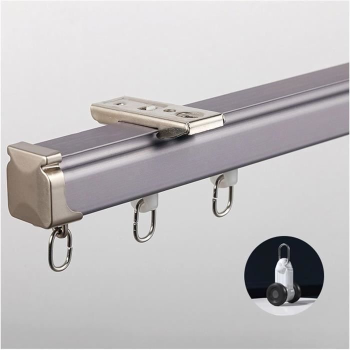 Rail Pour Rideaux Kit Robustes, 70Cm-600Cm Rail Rideaux Plafond ...