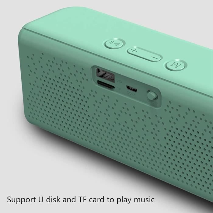 Ganekihedy Enceinte Bluetooth Sans Portable 3D Stéréo Musique Surround ...