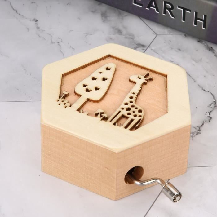 HURRISE boîte à musique en bois Boîte à musique classique en bois ... HURRISE boîte à musique en bois Boîte à musique classique en bois ...