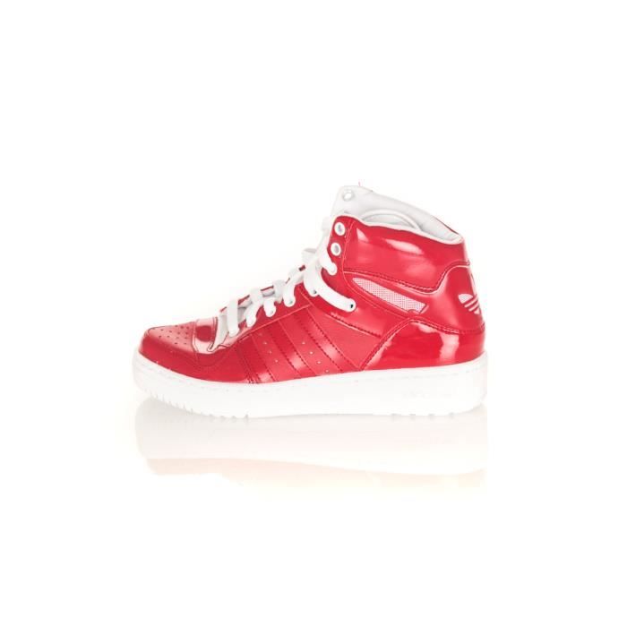 Baskets Femme Hautes M Attitude ... Rouge Rouge - Cdiscount Chaussures