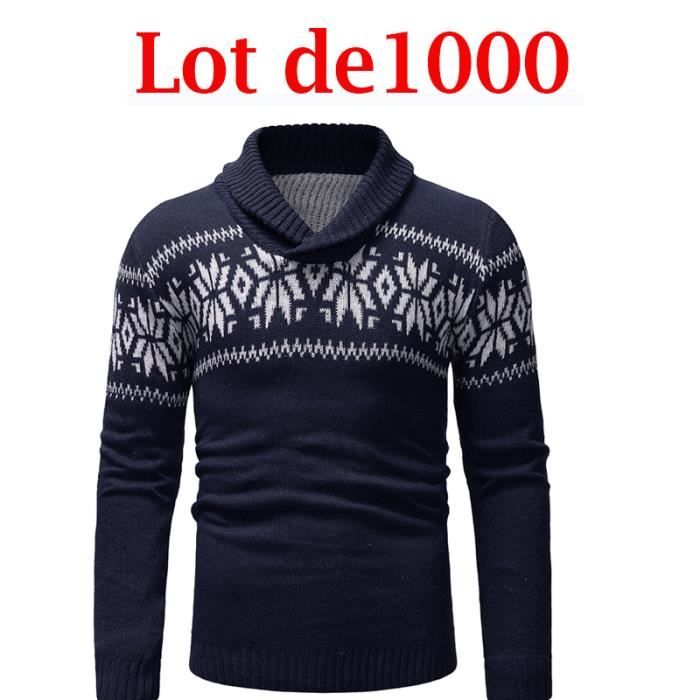 Pull col à revers avec capuche intégrée pour homme - Vêtement Masculin ...