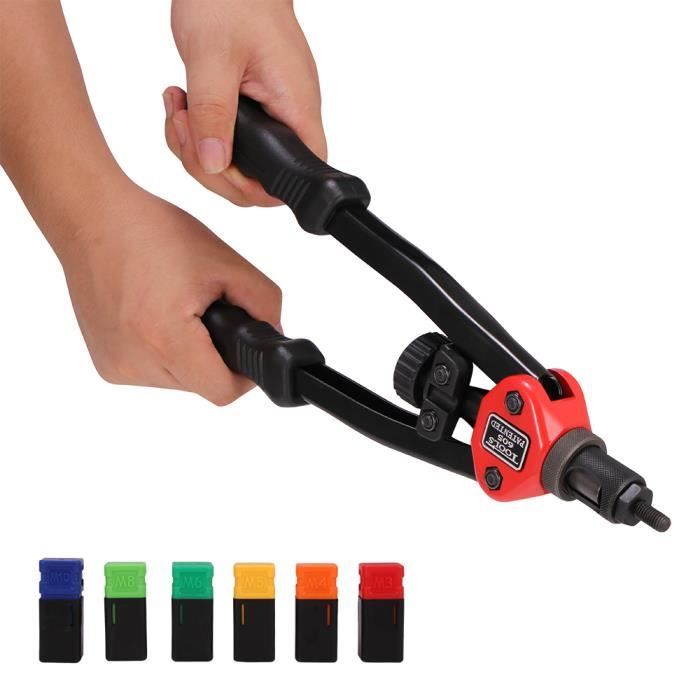 Arracheuse manuelle de rivets et d'écrous à double poignée Riveteuse ...