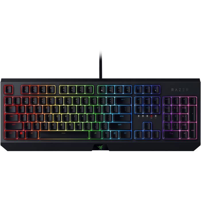 RAZER Clavier gamer BlackWidow Green Switch - Cdiscount Informatique