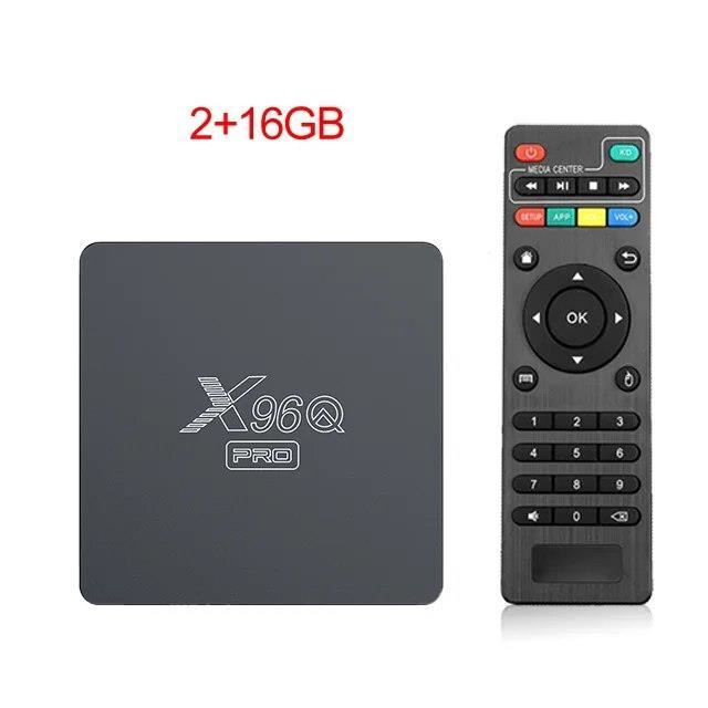 Boîtier Smart TV - RNCYN - X96Q PRO - Android 10 - 4K - WiFi 2.4GHz ...