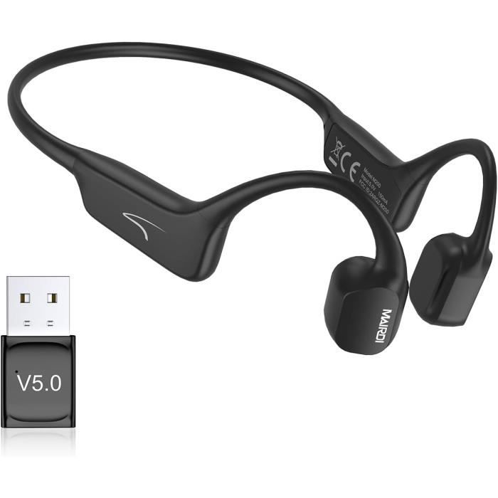 Casque À Bruit Osseux, Casque De Sport Ouvert Avec Microphone ...