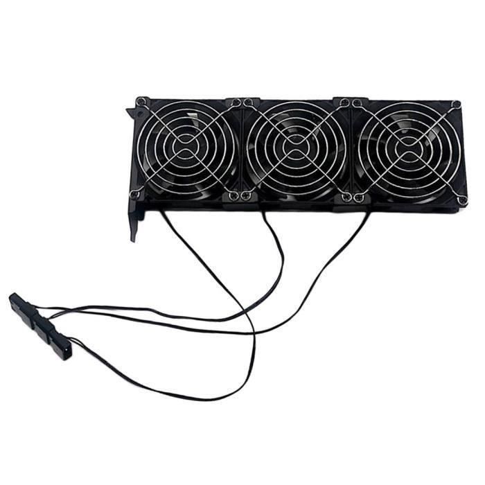 Light-PCIe 3-Fan GPU Refroidisseur Châssis D'ordinateur Carte Graphique ...