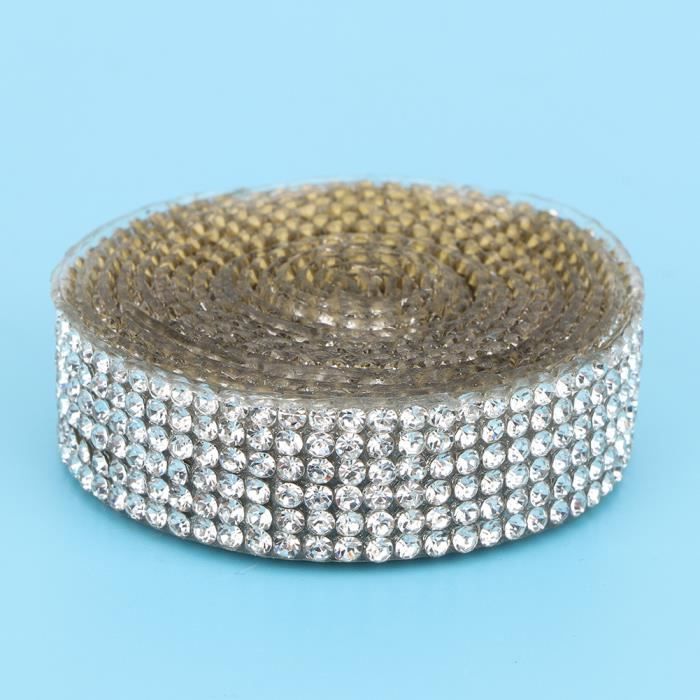 Sonew Fer sur bande 1m strass cristal verre maille bandes fer-sur ...