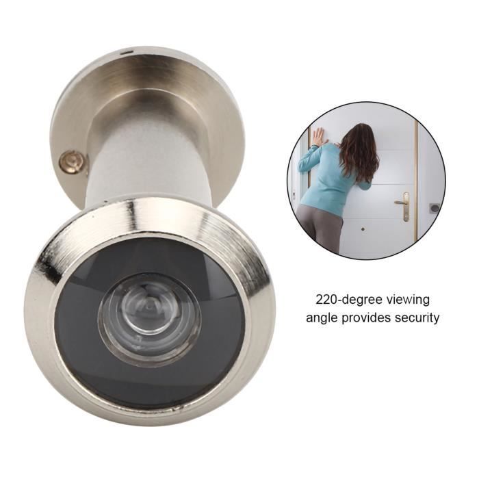 TBEST - Visionneuse de porte Judas à 220° - Œil Allongé 16 - Épaisseur ...