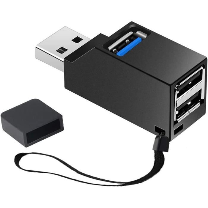 Usb 3.0 Hub 3 Ports (2 Usb 2.0 + Usb 3.0), Compatible Avec Windows 10-8 ...