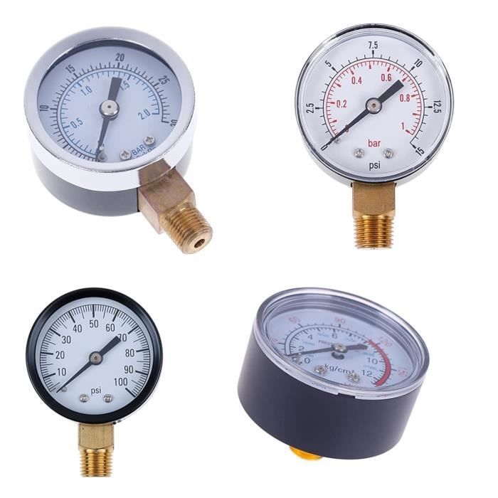 1 manomètre basse pression adapté à la mesure du carburant, de l'air ...