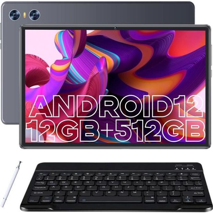 Tablette Tactile 10.4 Pouces, 12Go+512Go Gaming Tablette Android 12 ...