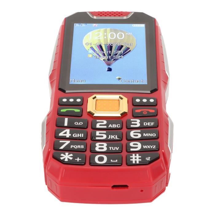 Vvikizy Téléphone portable senior 2G 2G Senior Cellphone 2.8in HD ...