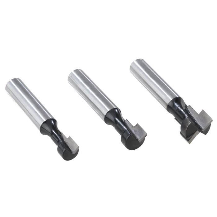 Fraise de rainure en T- 3 pièces - Cdiscount Auto