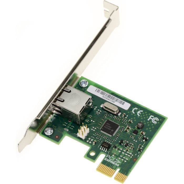 Carte Contrôleur Réseau Pcie 1 Port Rj45 Lan Gigabit Ethernet Chipset ...