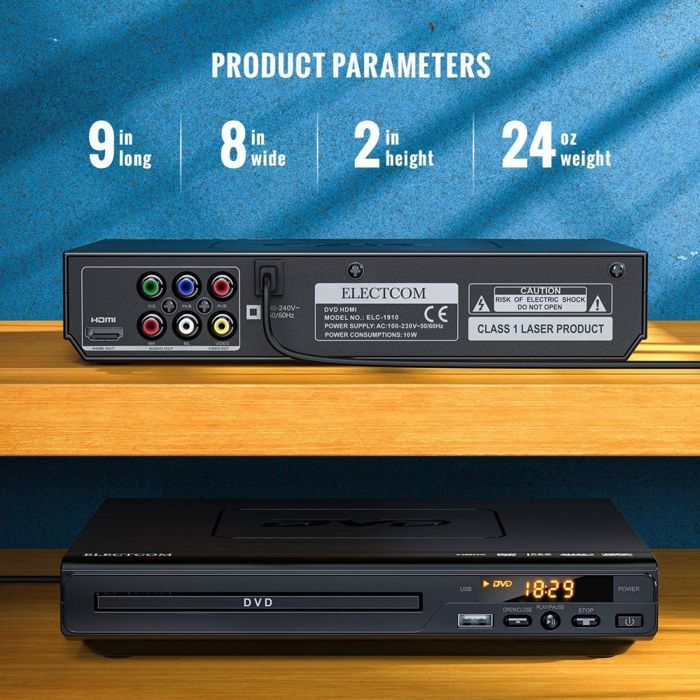 Lecteur DVD, lecteur CD pour la maison, lecteur DVD pour la télévision ...
